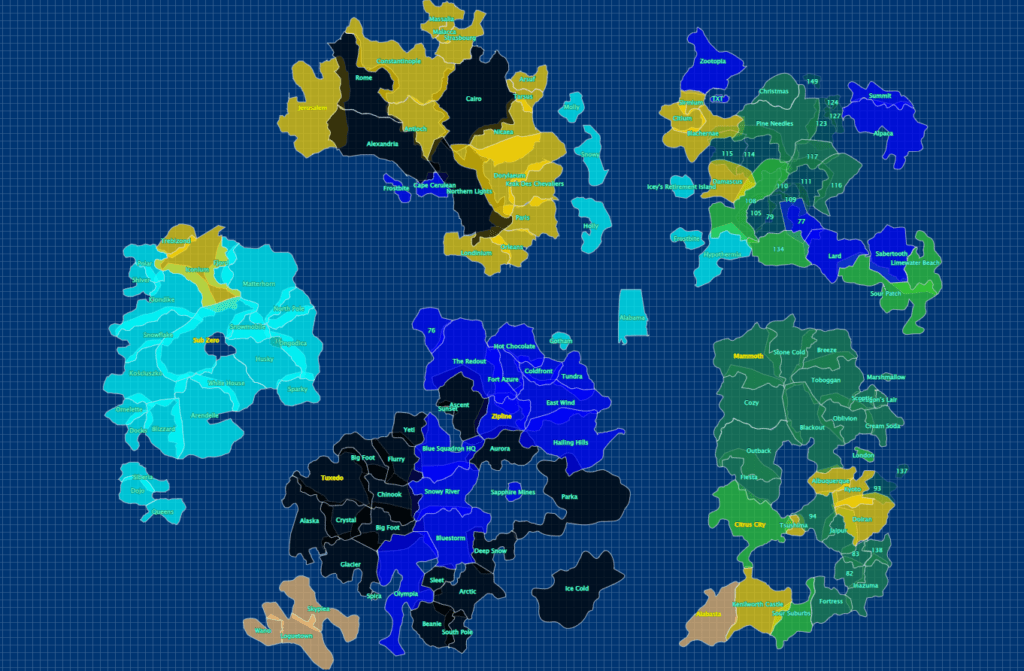 The Map One Month On: Is It Any Different? - Club Penguin Armies