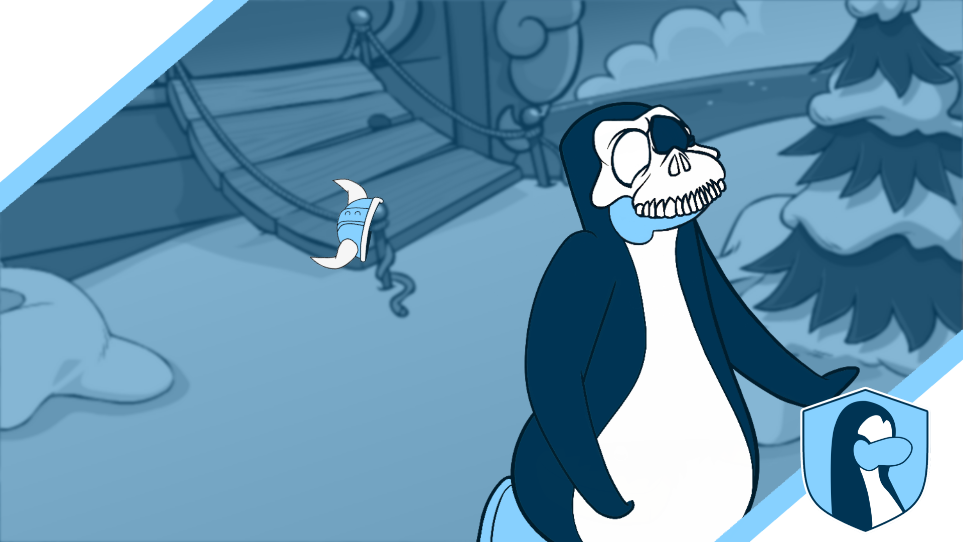 Cabin Departs From The Water Vikings - Club Penguin Armies