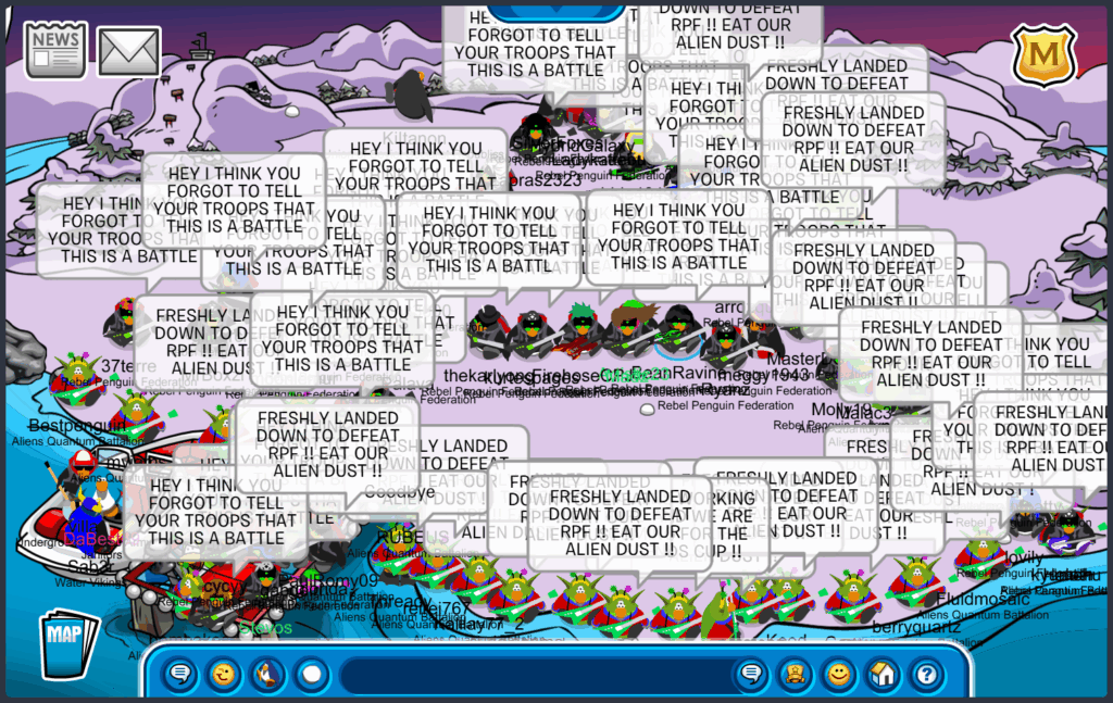 Battle Report: Aliens VS Rebel Penguin Federation - Club Penguin Armies