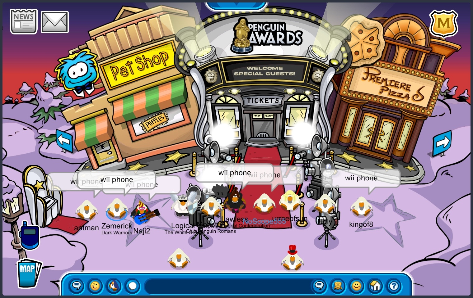 Incoming Call: Wii Phone Is On The Line - Club Penguin Armies